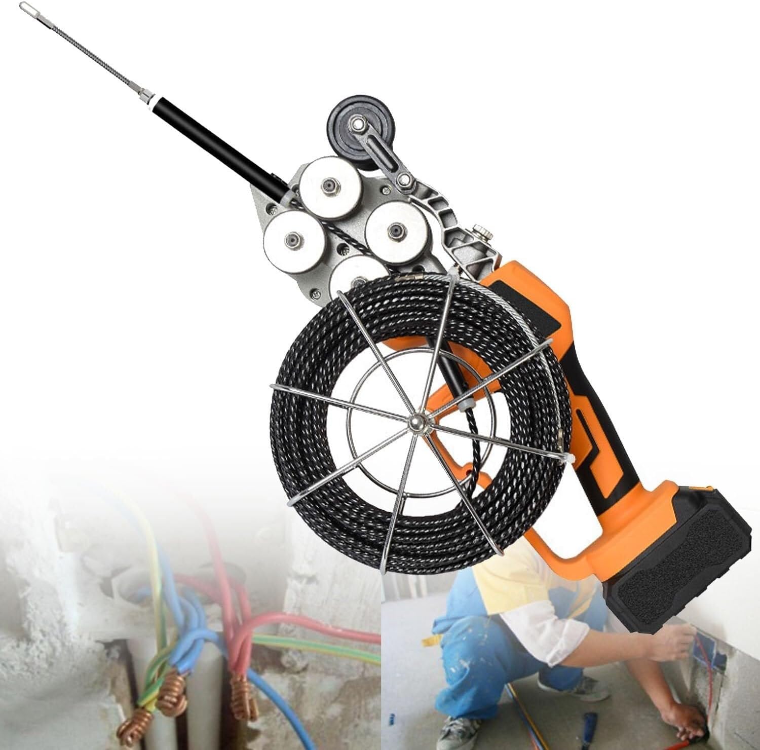 Extracteur de câble, machine automatique pour enfiler les câbles ...