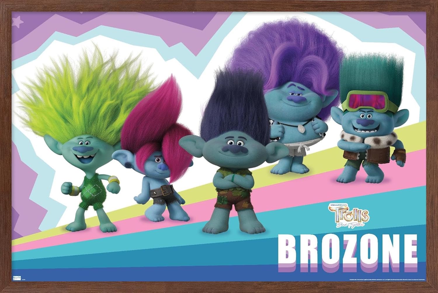 Amazon.com: Trends International Trolls: Band Together - Brozone Wall ...