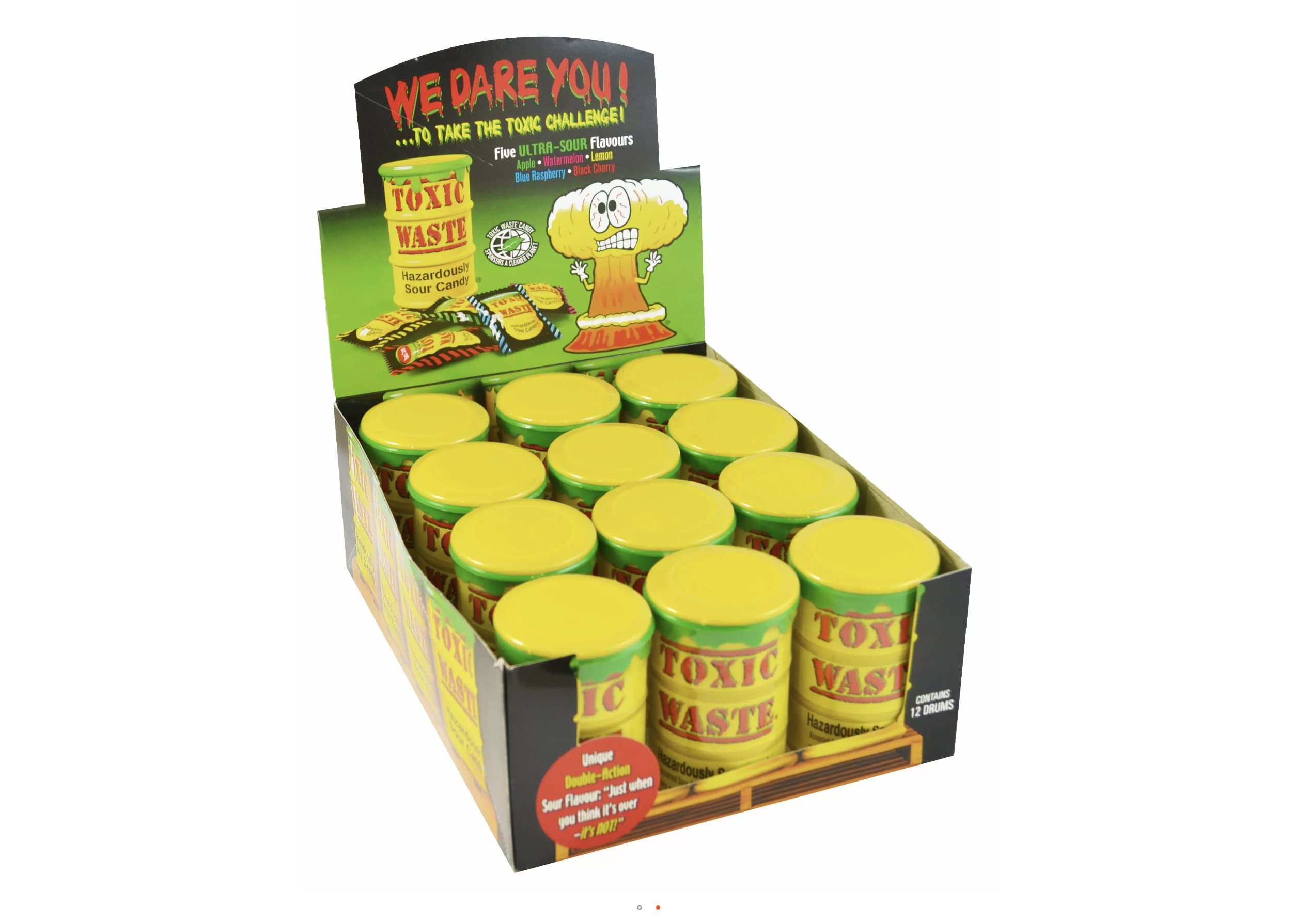 Toxic Waste Chew Bars And Drums Full Boxes Bulk Ultra | Desertcart INDIA