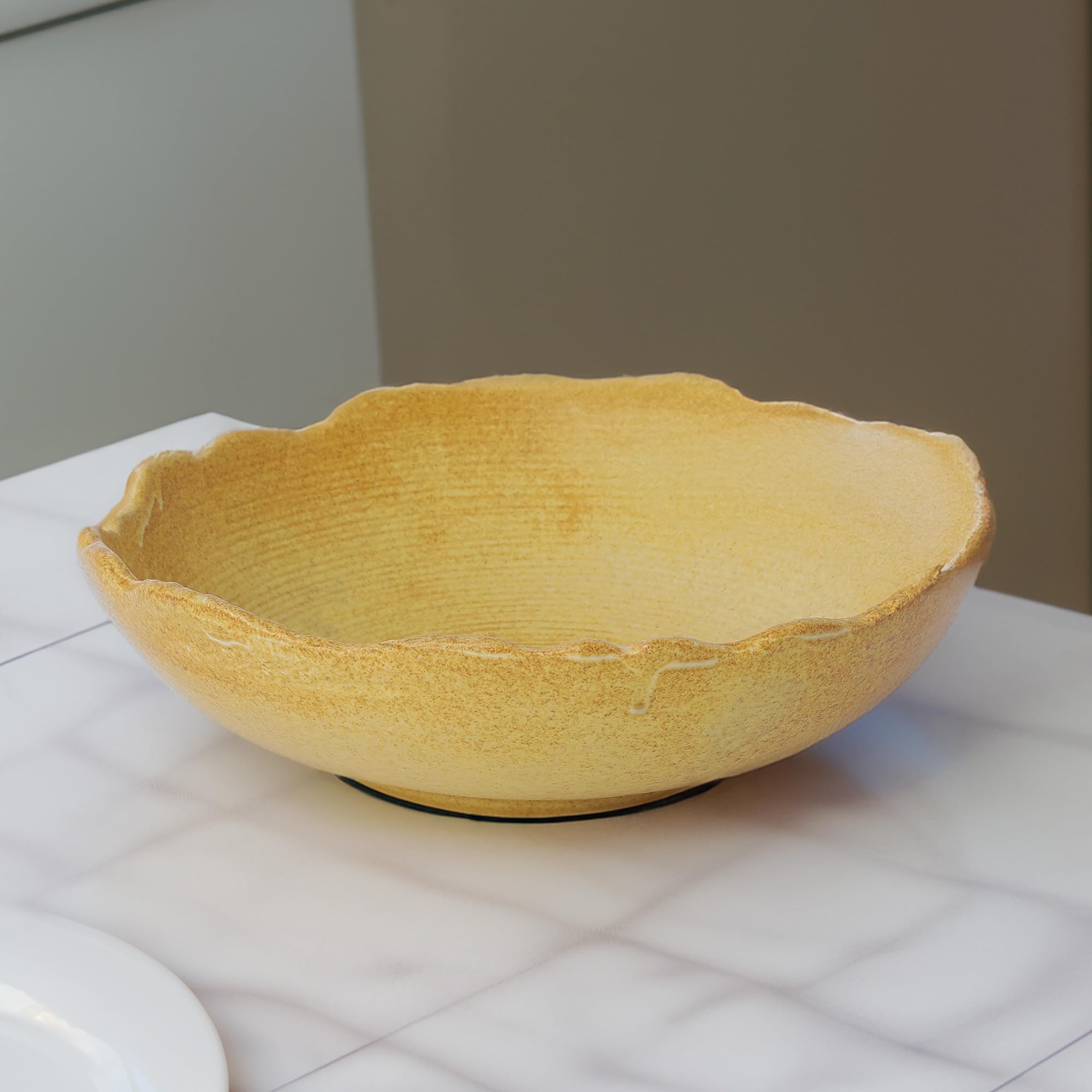Buy Duadecor Wood Fruit Bowl or Decorative Pedestal Bowl for Table ...