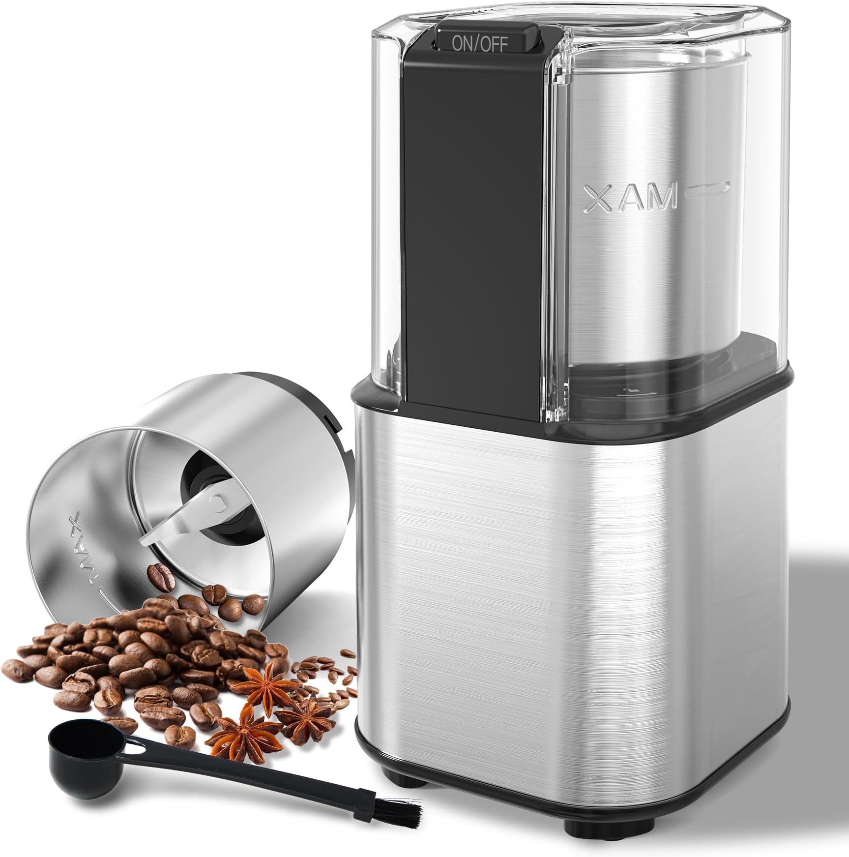 OMISOON Macina Caffe' Elettrico 150W, Macinacaffè Elettrico con ...