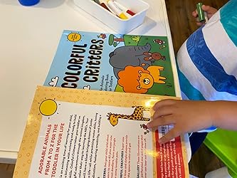Colorful Critters: An Animals Coloring Book for Toddlers: Press ...
