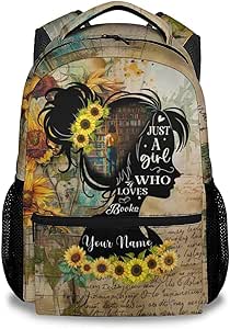 Amazon.com | Personalized Kids School Backpack with Name - 17 Inches ...