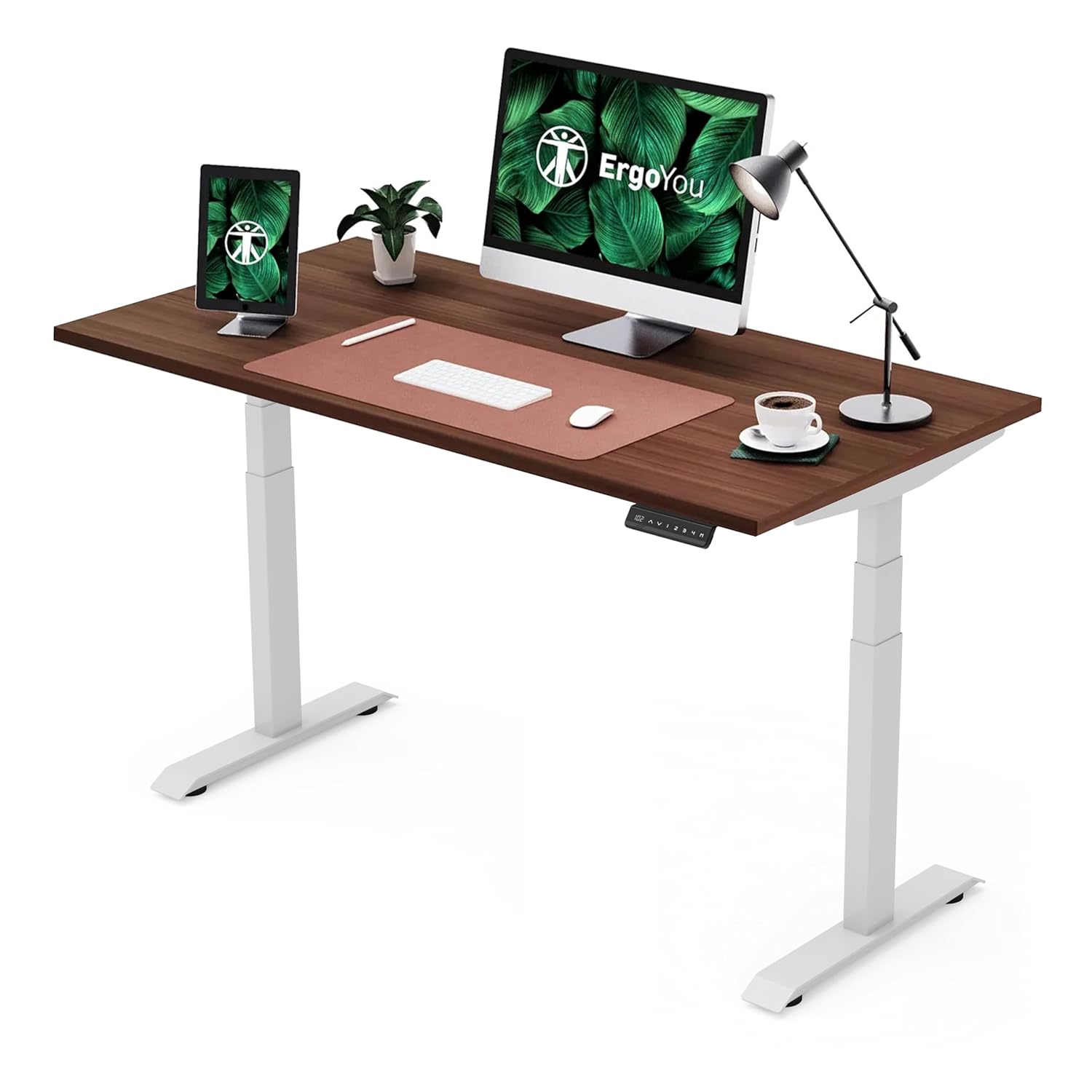 ErgoYou Premium Electric Height Adjustable Table Heavy Duty - Dual ...