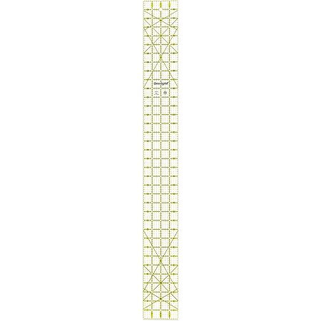 Amazon.com: Omnigrid OmniAngle 6" x 24" Non-Slip Wedge Quilting Ruler ...