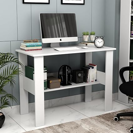 Wooden Street Brook Study Table | Engineered Wood Study Table With ...