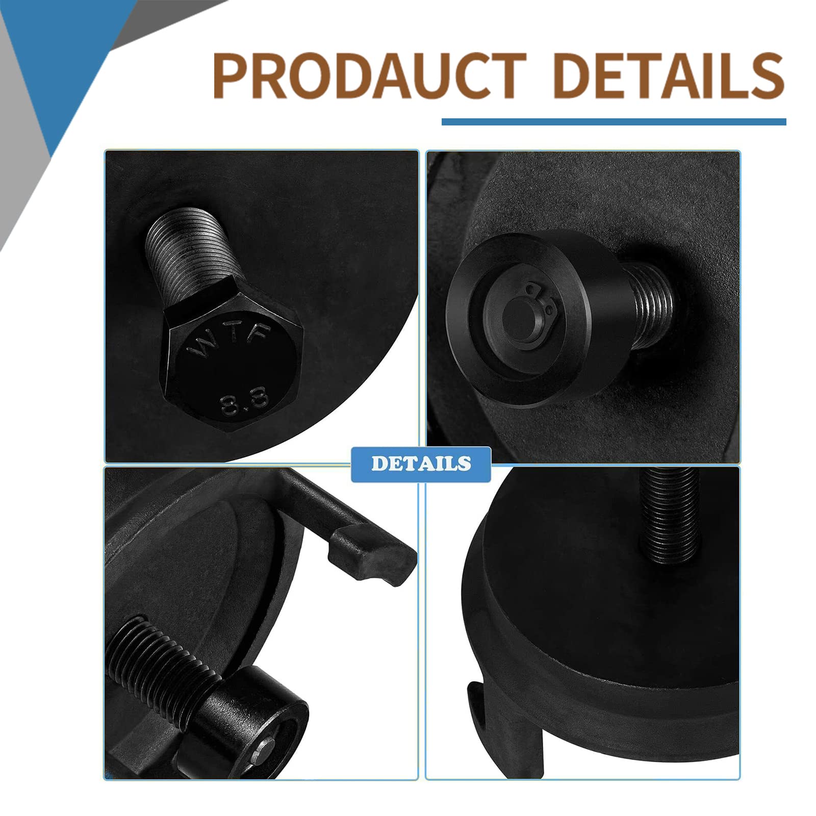 Crank Puller 25264 GM LS Harmonic Balancer Puller, LS Crank Pulley ...