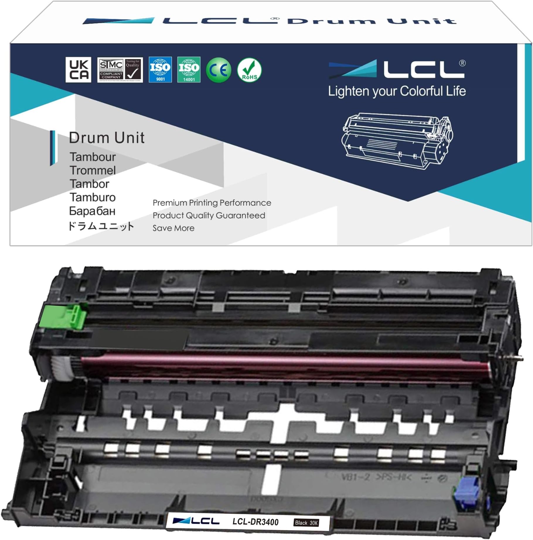 LCL Compatible Drum DR3400 DR-3400 DR3400XL High Yield Replacement for ...