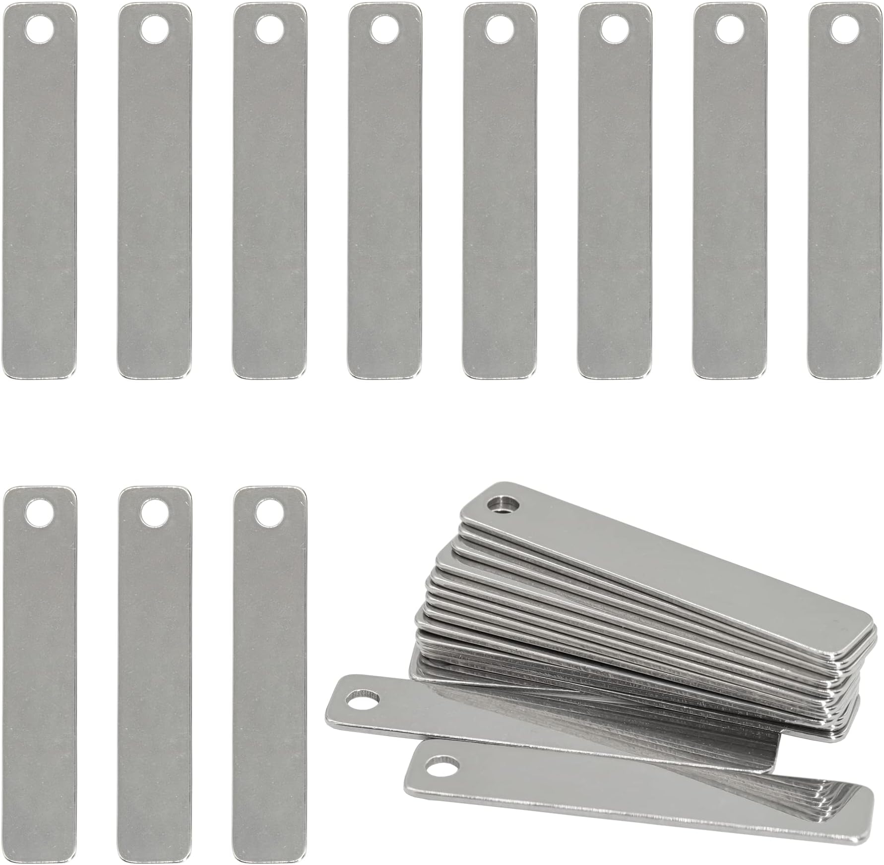 Amazon.com: StayMax Aluminum Engraving Blanks Tags Stamping Blanks Tags ...