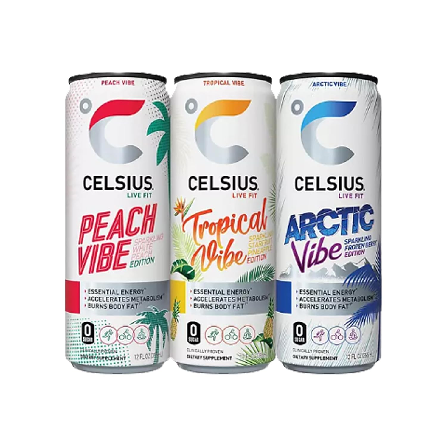 Celsius – Paquete variado de bebidas energéticas espumosas, paquete de ...