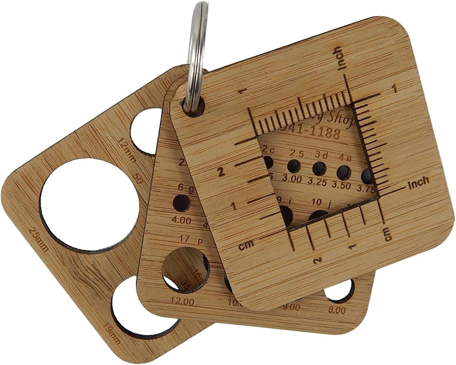 Amazon.com: The Elegant Knitter Sheep Brass Knitting Needle/Stitch Gauge