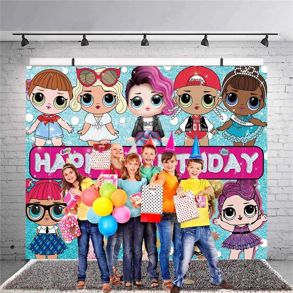 Amazon.com: Sweet Pink Stripes LOL Theme Photography Backdrops for ...