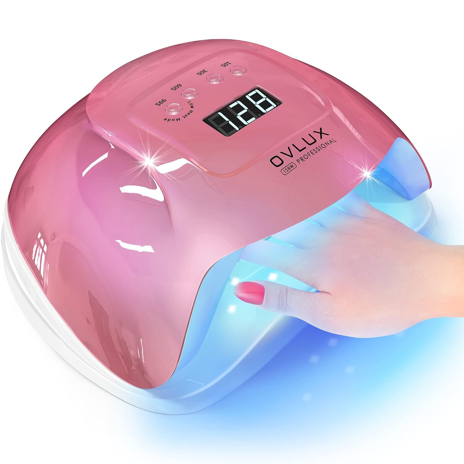 Amazon.com: UV Light for Nails, OVLUX 128W Professional UV LED Nail ...