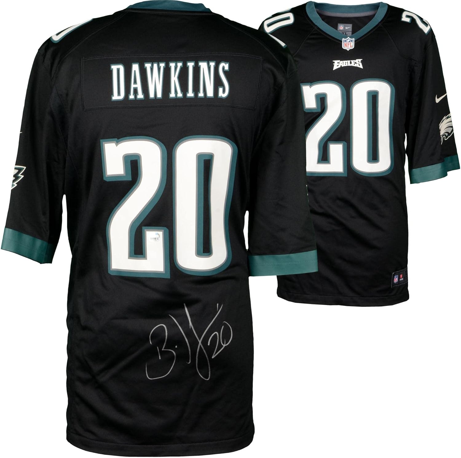 Amazon.com: Brian Dawkins Philadelphia Eagles Autographed Nike Black ...