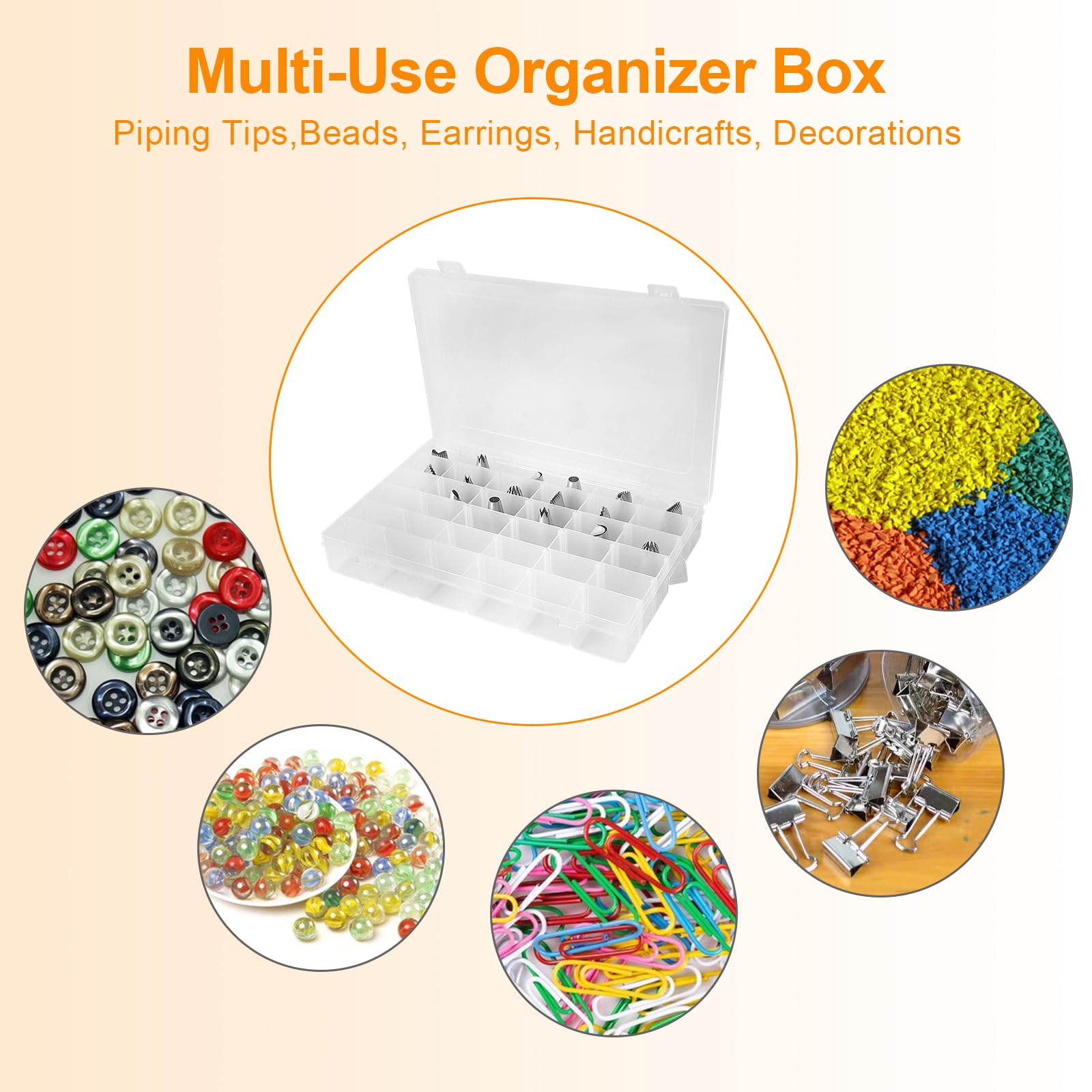 Bead Organizers And Storage Plastic Creative Options Storage Containers ...