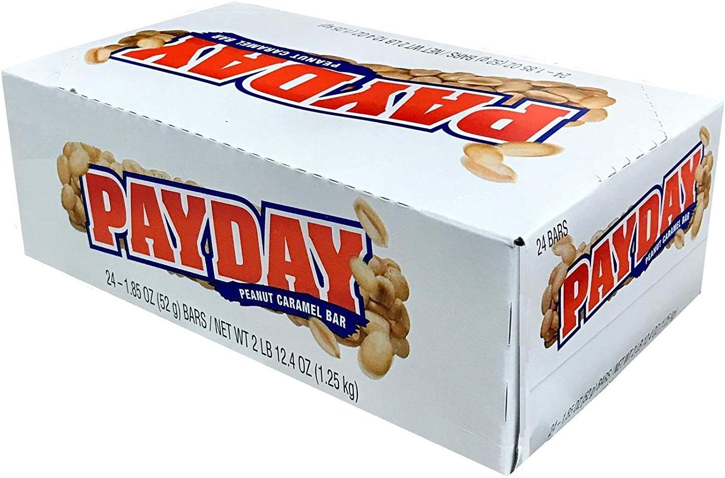 Amazon.com : PayDay Bars, Peanut, 1.85 Ounce (Pack of 24) : Grocery ...