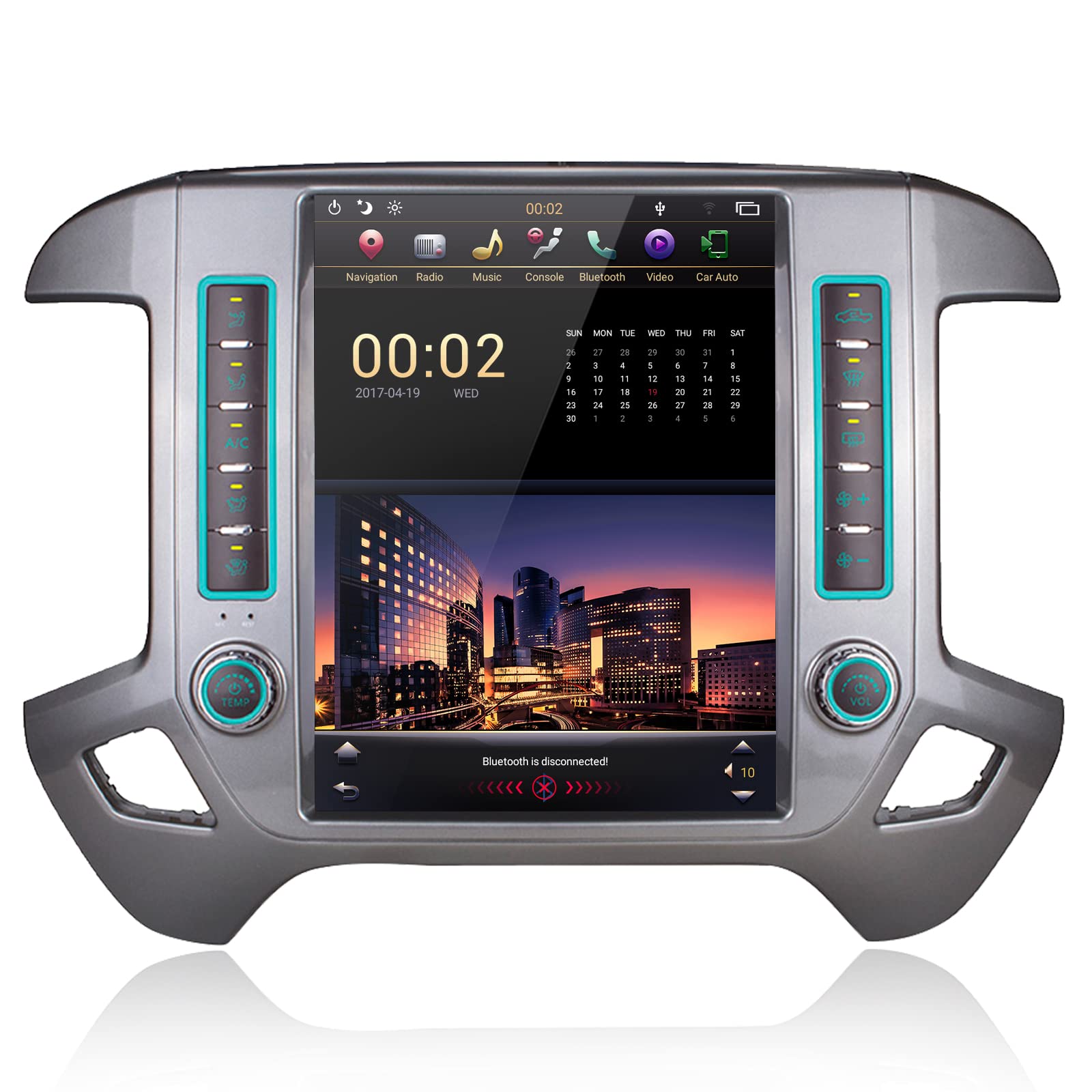 Mookaka Tesla Style Radio Android Autoradio 2 Din Gps Navigation ...