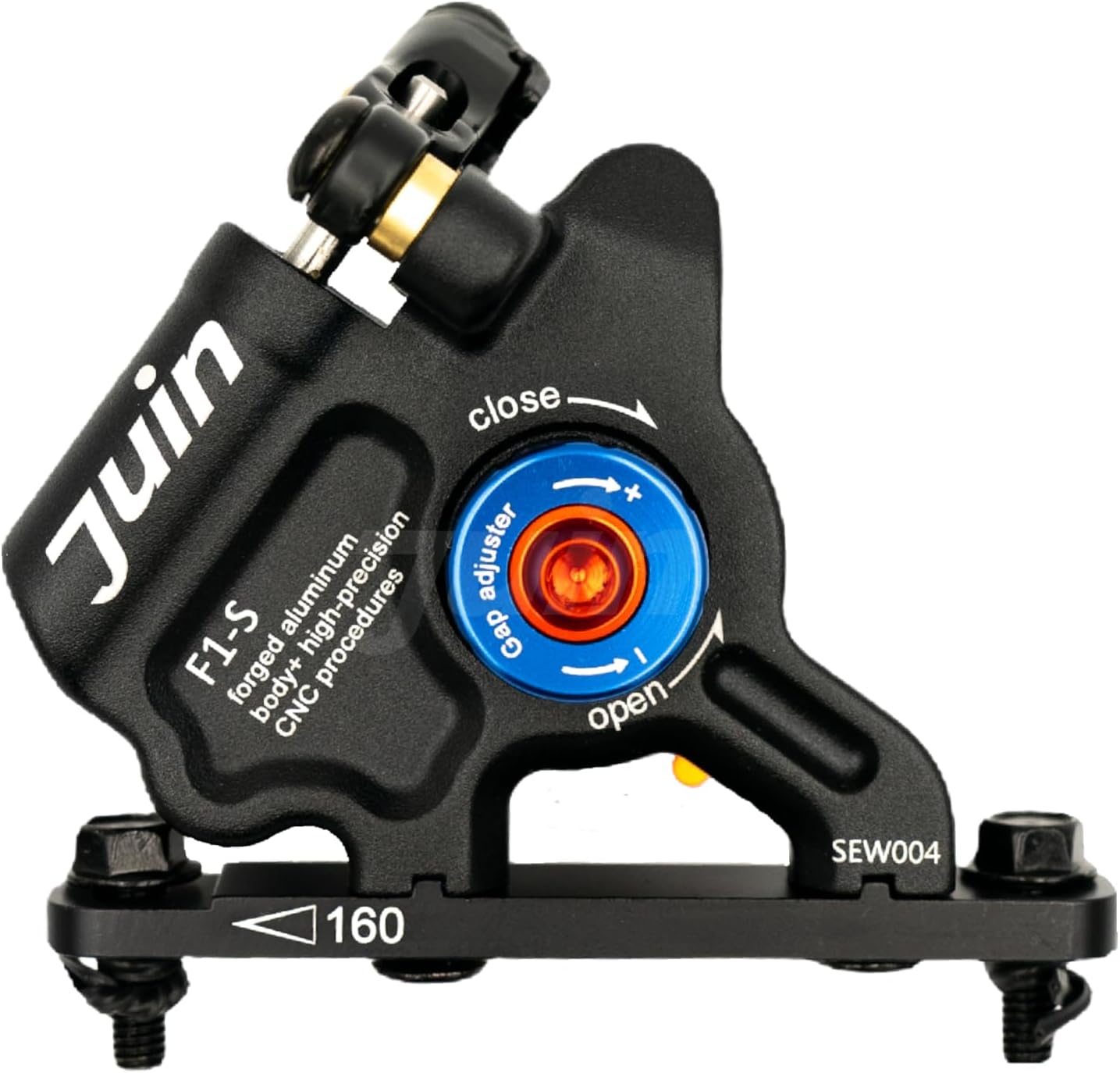 Amazon.com : Juin F1-S Hybrid Hydraulic Disc Brake Caliper, Mechanical ...
