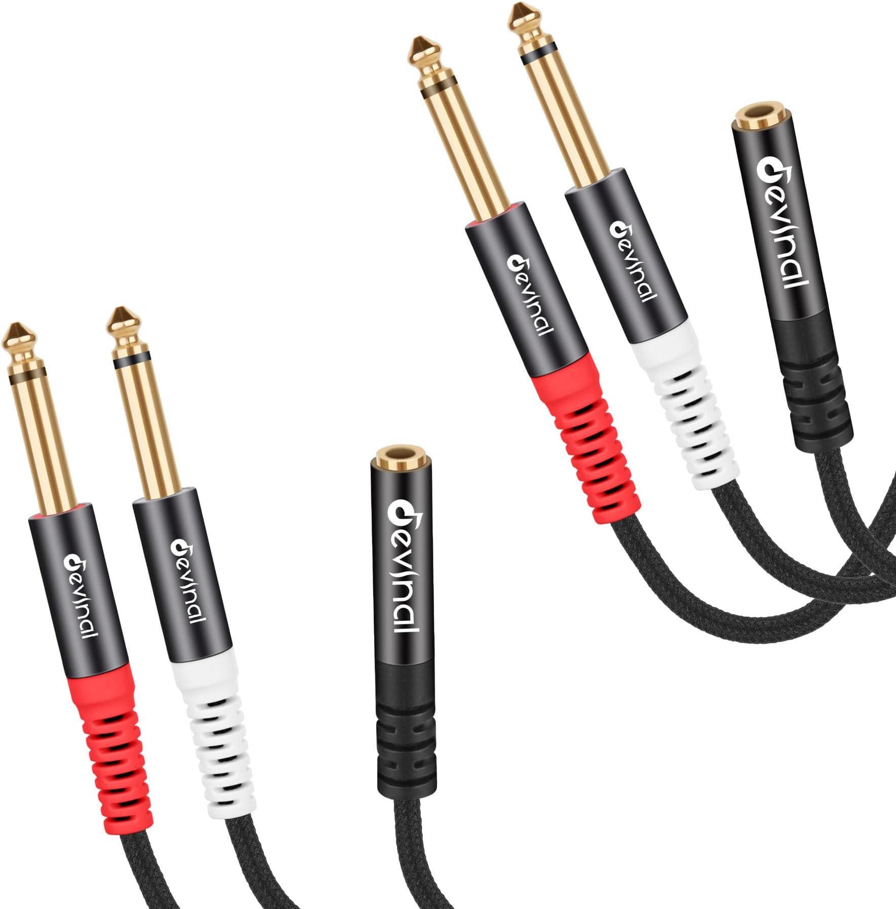 Amazon.com: Hosa YPP-136 1/4" TRSF to Dual 1/4" TS Stereo Breakout ...
