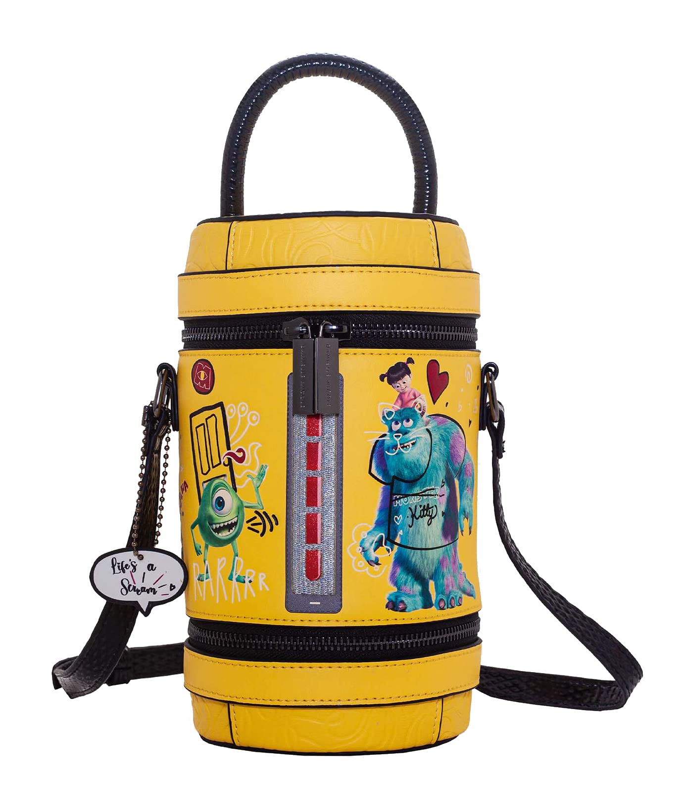 Pixar Monsters Inc Scream Tank Cylinder Crossbody Bag | Desertcart EGYPT