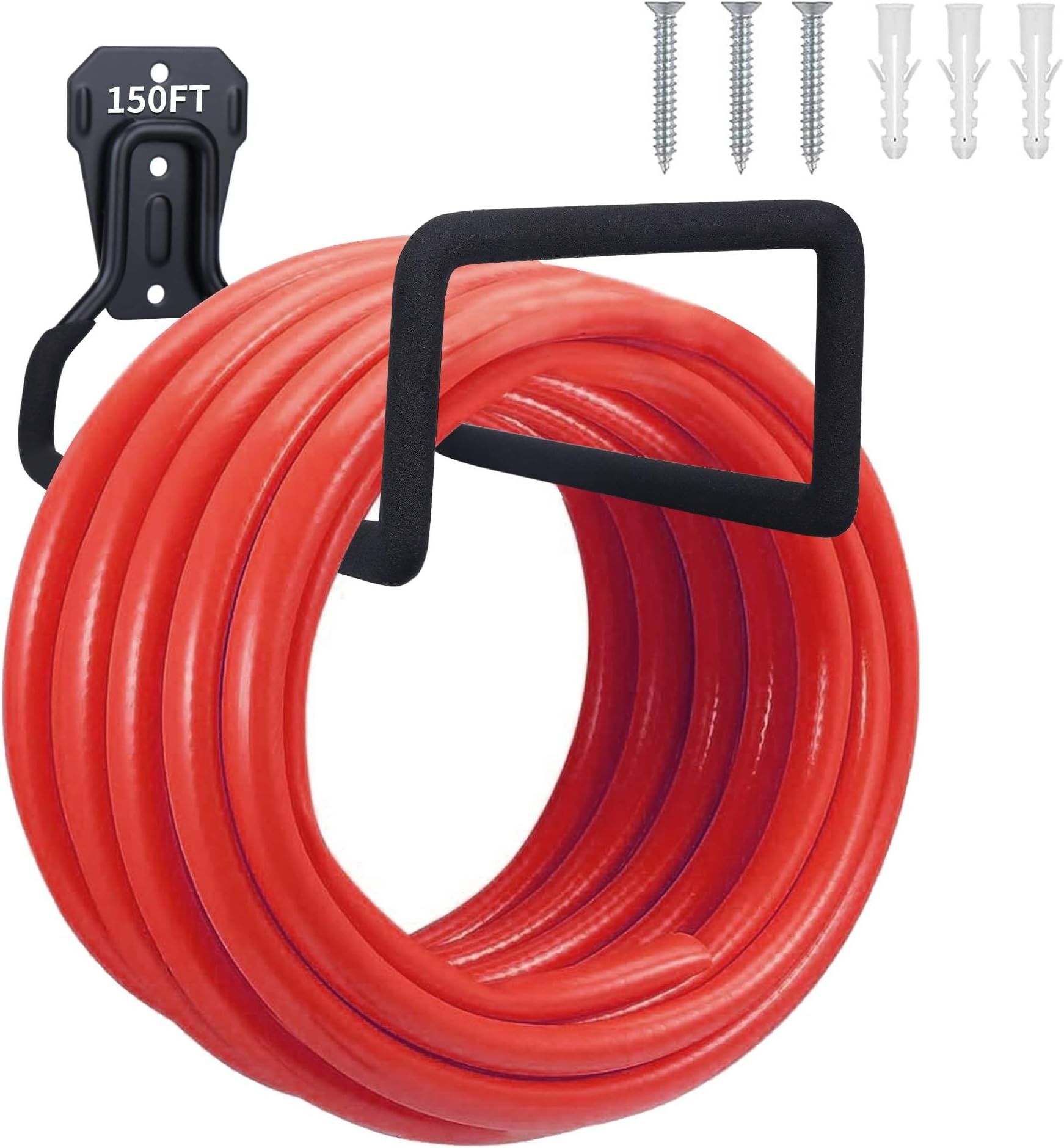 Amazon.com: LeafNuo Hose Holder, Metal Heavy Duty Wall Mount Hook ...