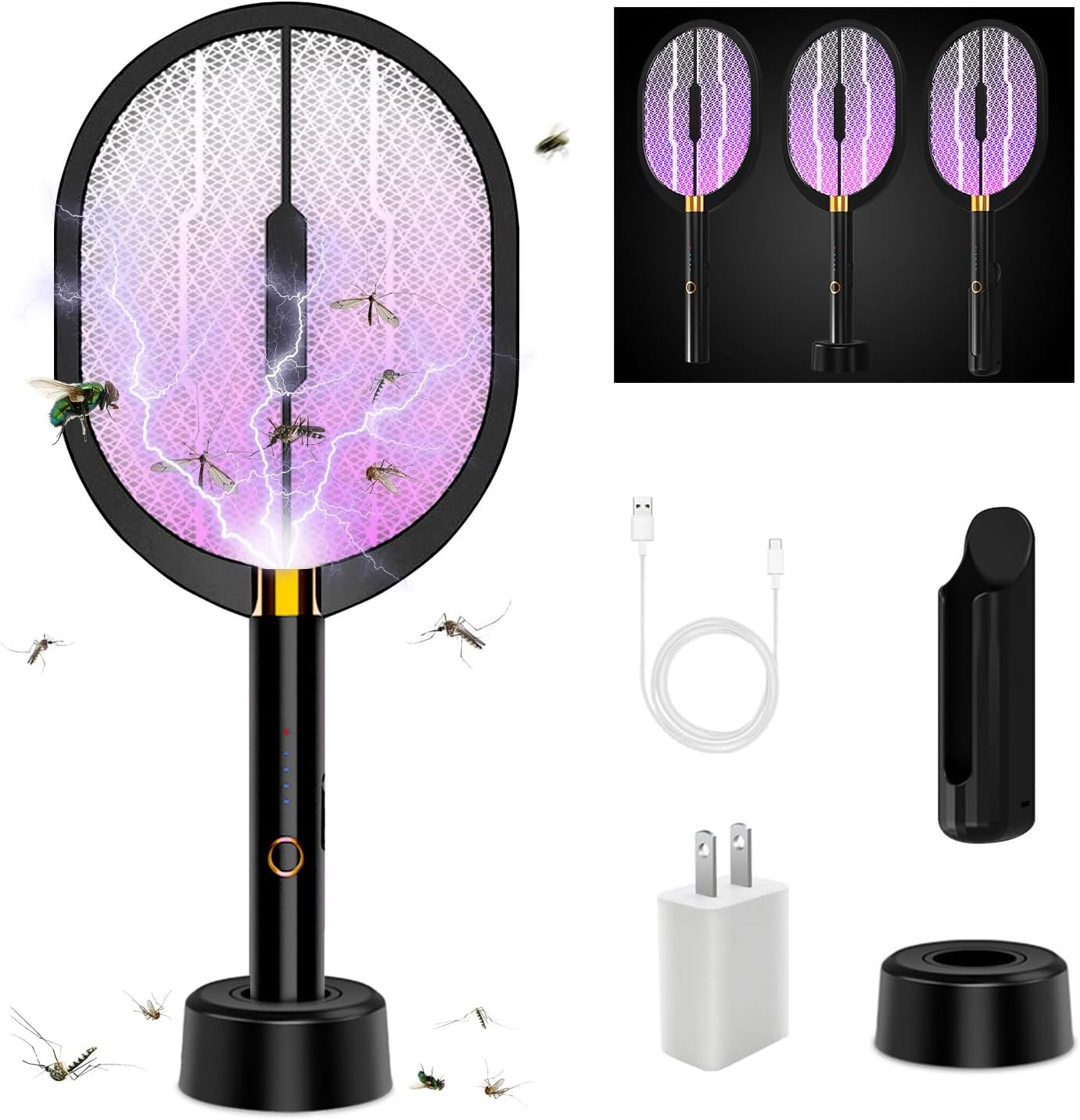 JEMUON Mata Mosquitos Electrico, 3 en 1 Repelente de Mosquitos ...