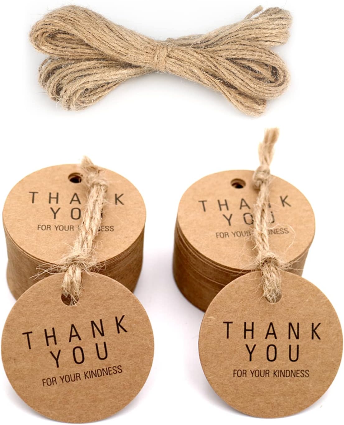 Amazon.com: Thank You for Your Kindness Tags,100 PCS Kraft Paper Gift ...