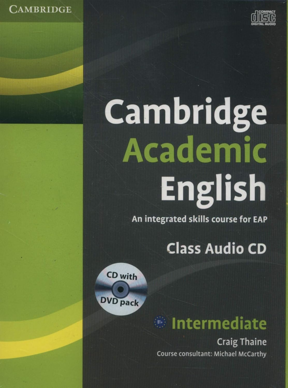 Amazon.com: Cambridge Academic English B1+ Intermediate Class Audio CD ...