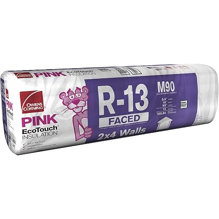 Owens Corning R-13 Faced Insulation Roll - - Amazon.com