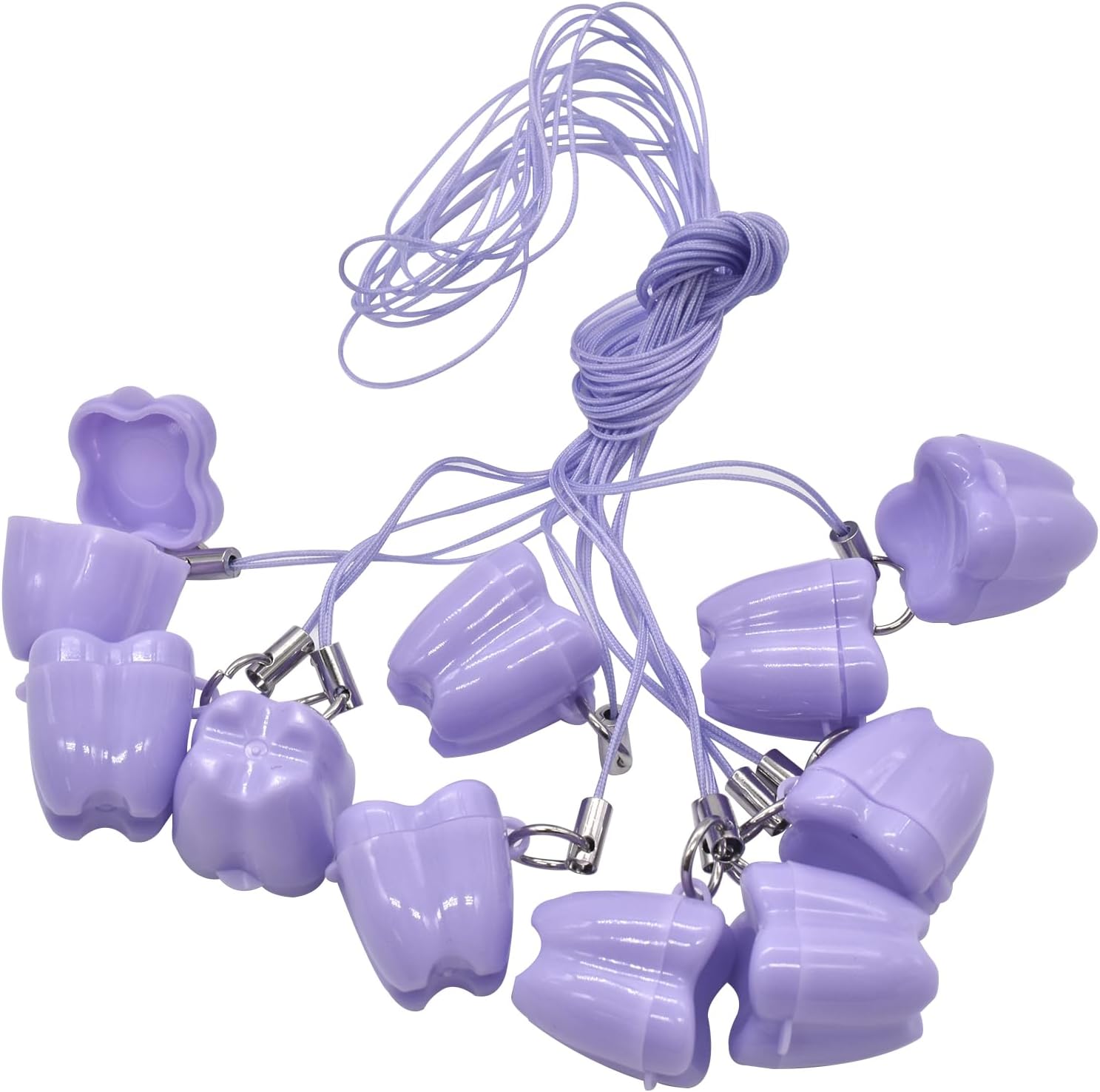 Amazon.com: Angzhili Plastic Tooth Saver Necklaces Baby Tooth Boxes for ...