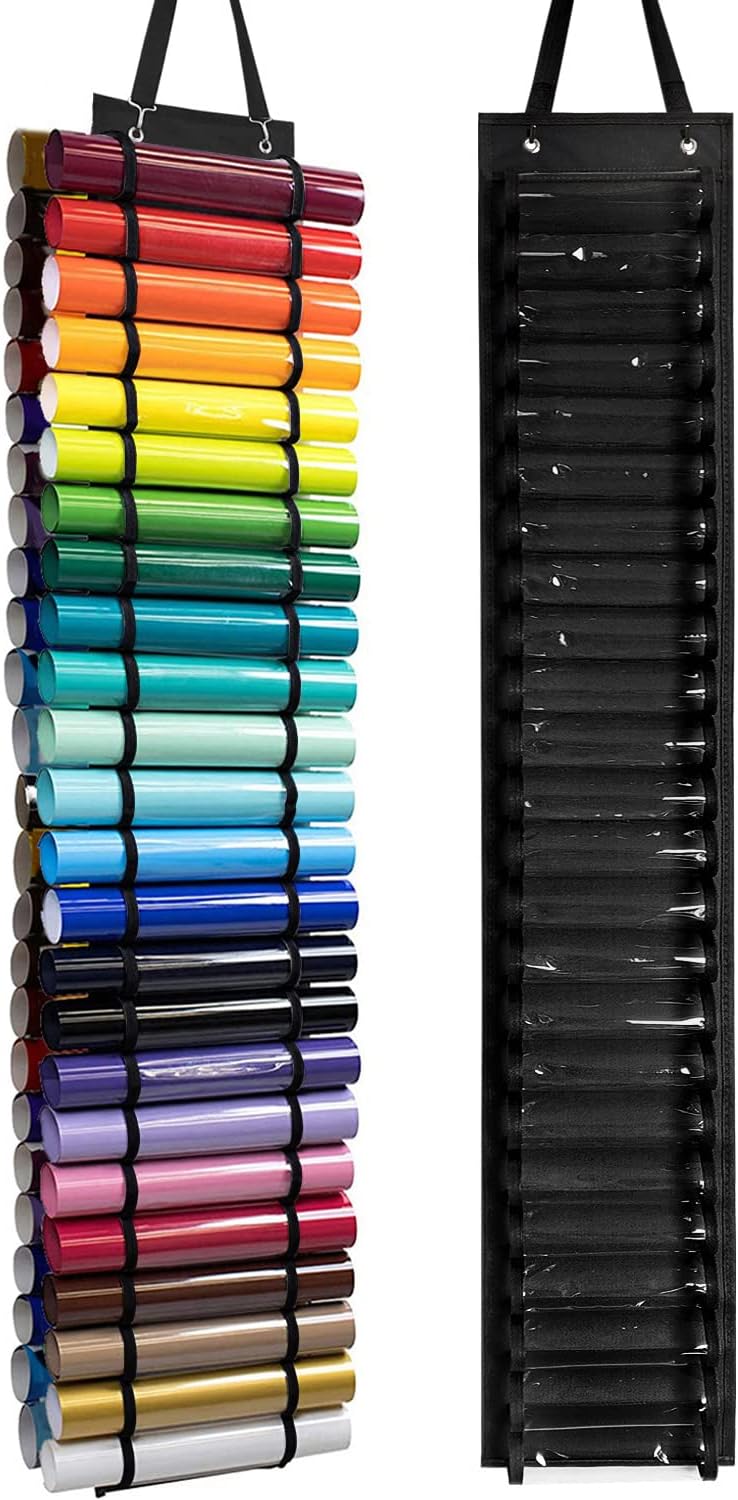 Amazon.com: Vinyl Storage Organizer - Vinyl Roll Holder Wall Mount/Over ...