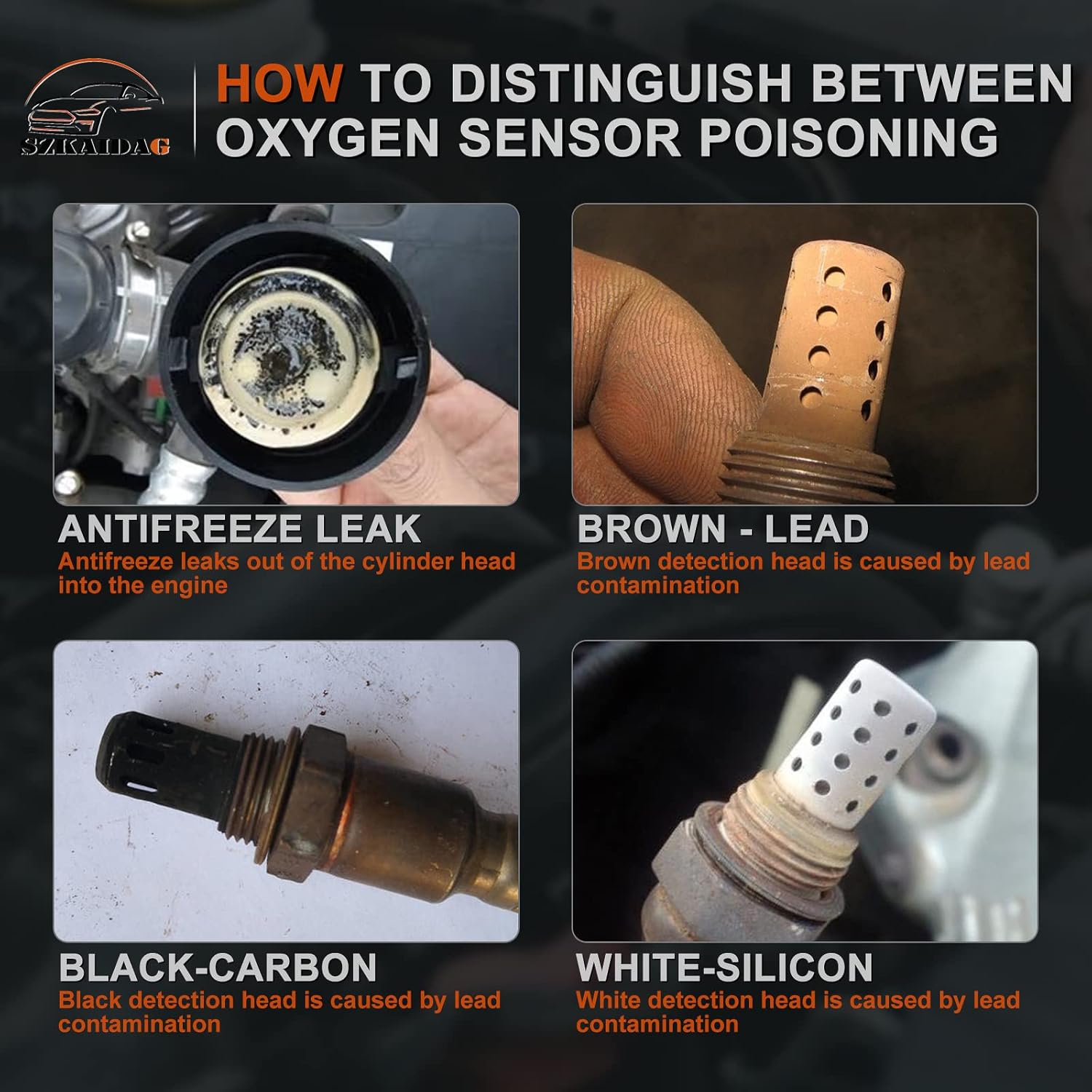 Buy O 2 Sensor Front Rear Upstream Downstream O2 Sensor for:-Ford, for ...