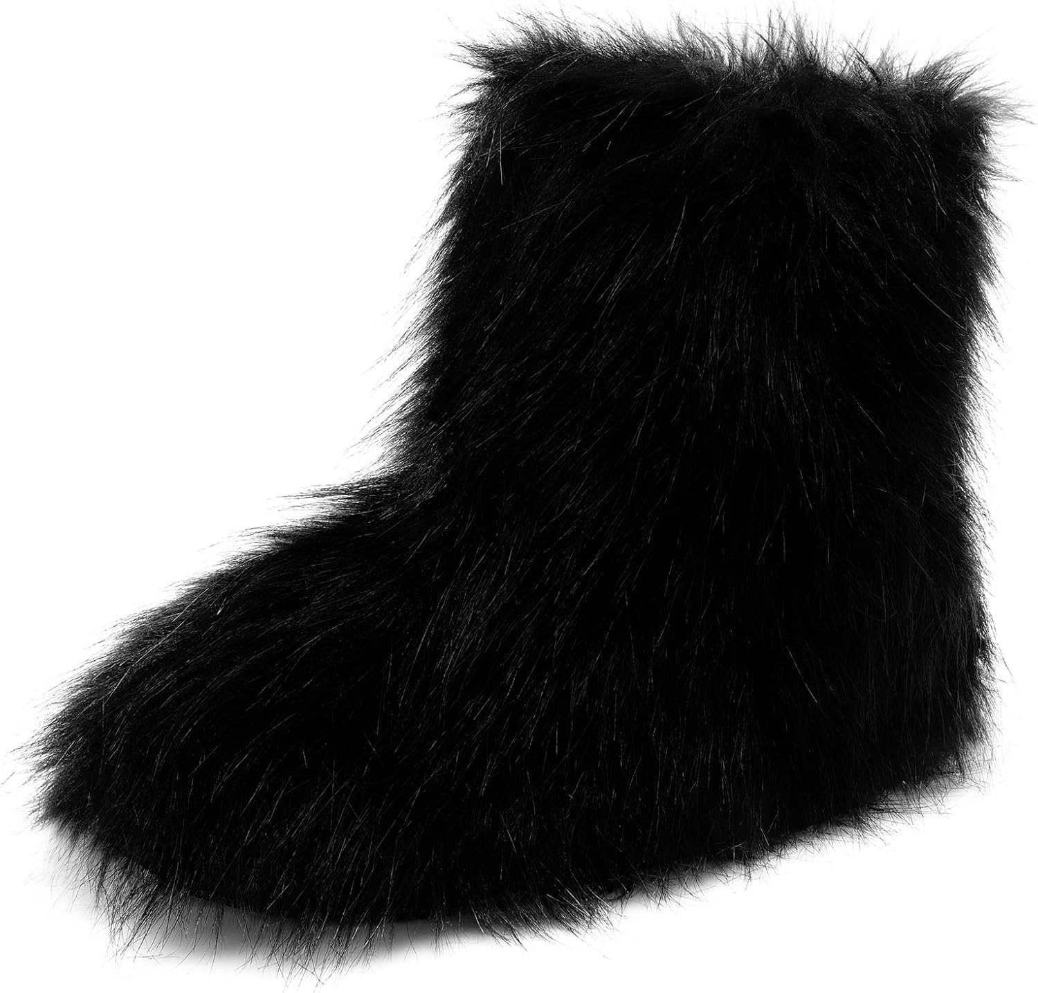 Brandclub - DREAM PAIRS Women's Faux Fur Boot Furry Snow Boot Mid Calf ...