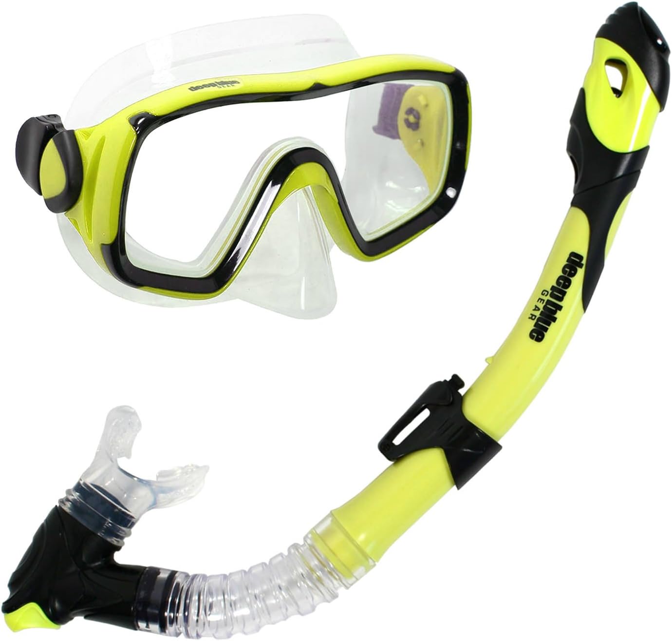 Amazon.com : Deep Blue Gear Montego Ultra Dry Diving Mask and Dry ...