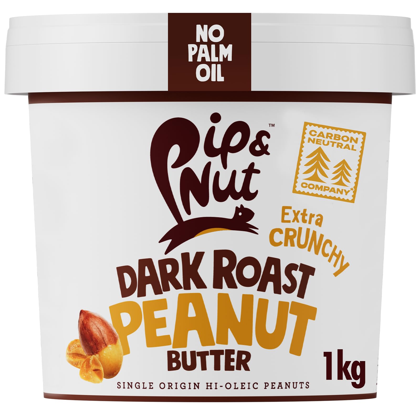 Pip And Nut Ultimate Extra Crunchy Dark Roast Peanut Butter ...