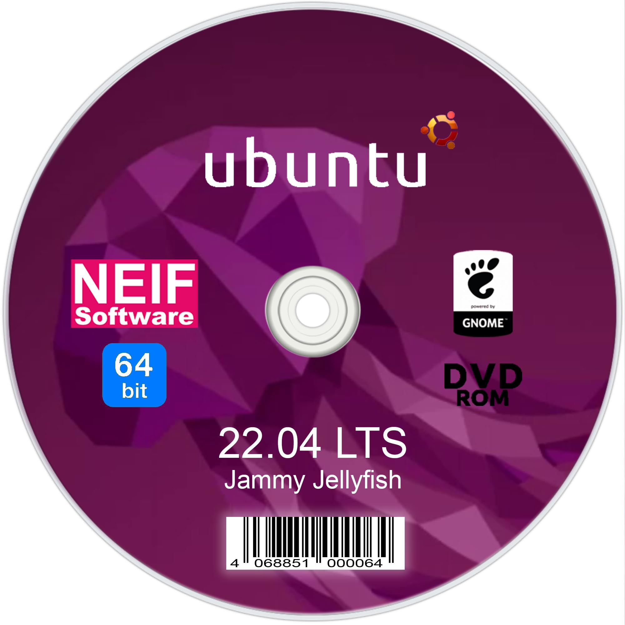Linux Ubuntu 22.04 "Jammy Jellyfish" auf DVD (64 Bit) : Amazon.de: Software