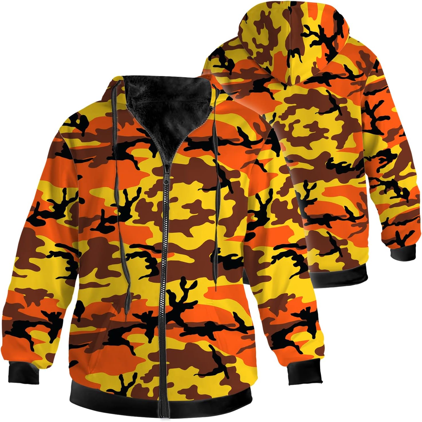 Rothco Savage Orange Camo Hoodie