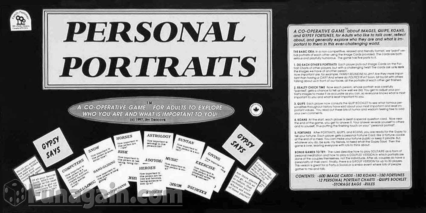 Amazon.com: Family Pastimes Personal Portraits - A Co-operative Game ...