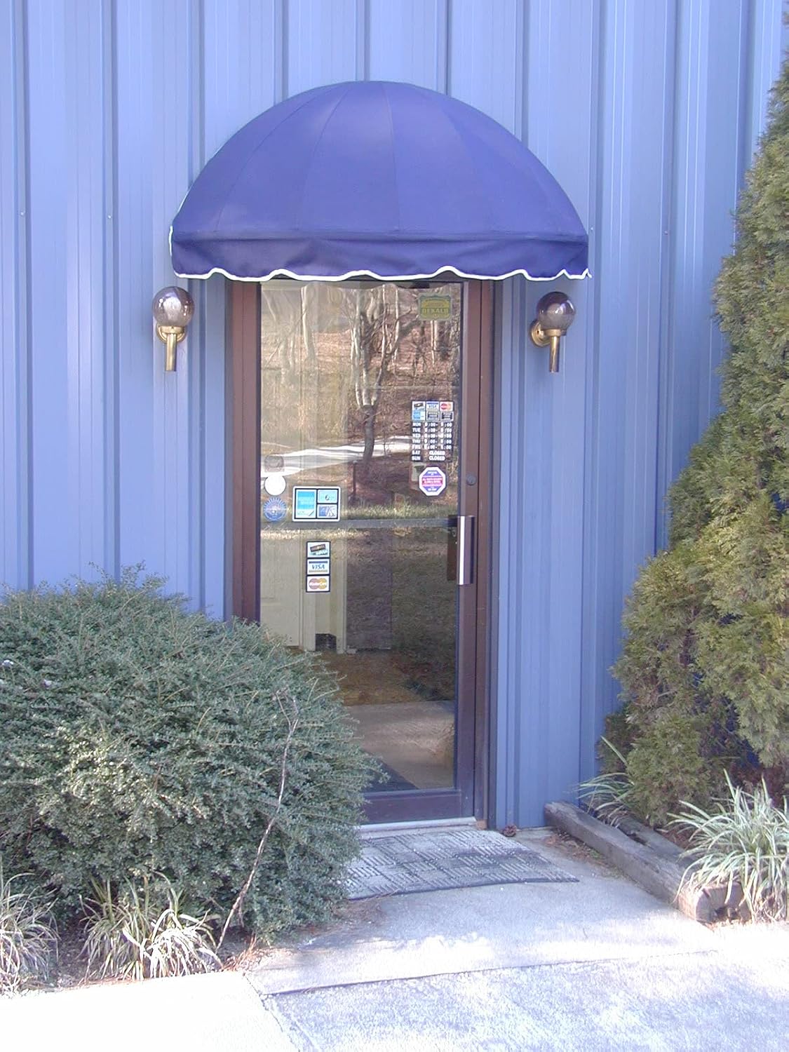 Amazon.com : Easyawn Sunbrella Dome Window Awning/Door Awning/ 5 Colors ...