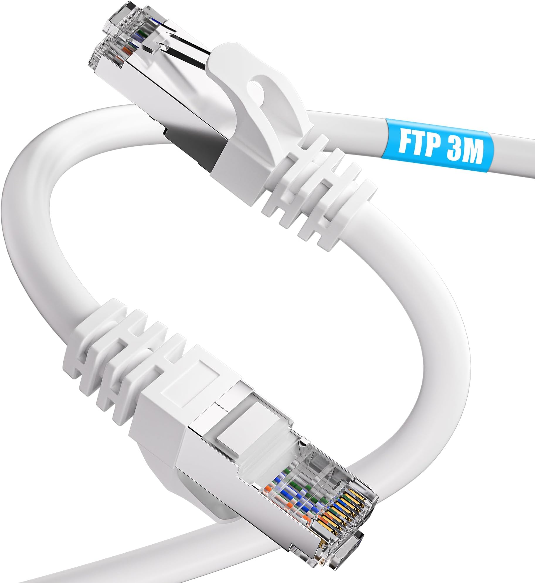 Cable-Core CAT 6 Network Cable. Ethernet LAN 10/100/1000 Gigabit Patch ...