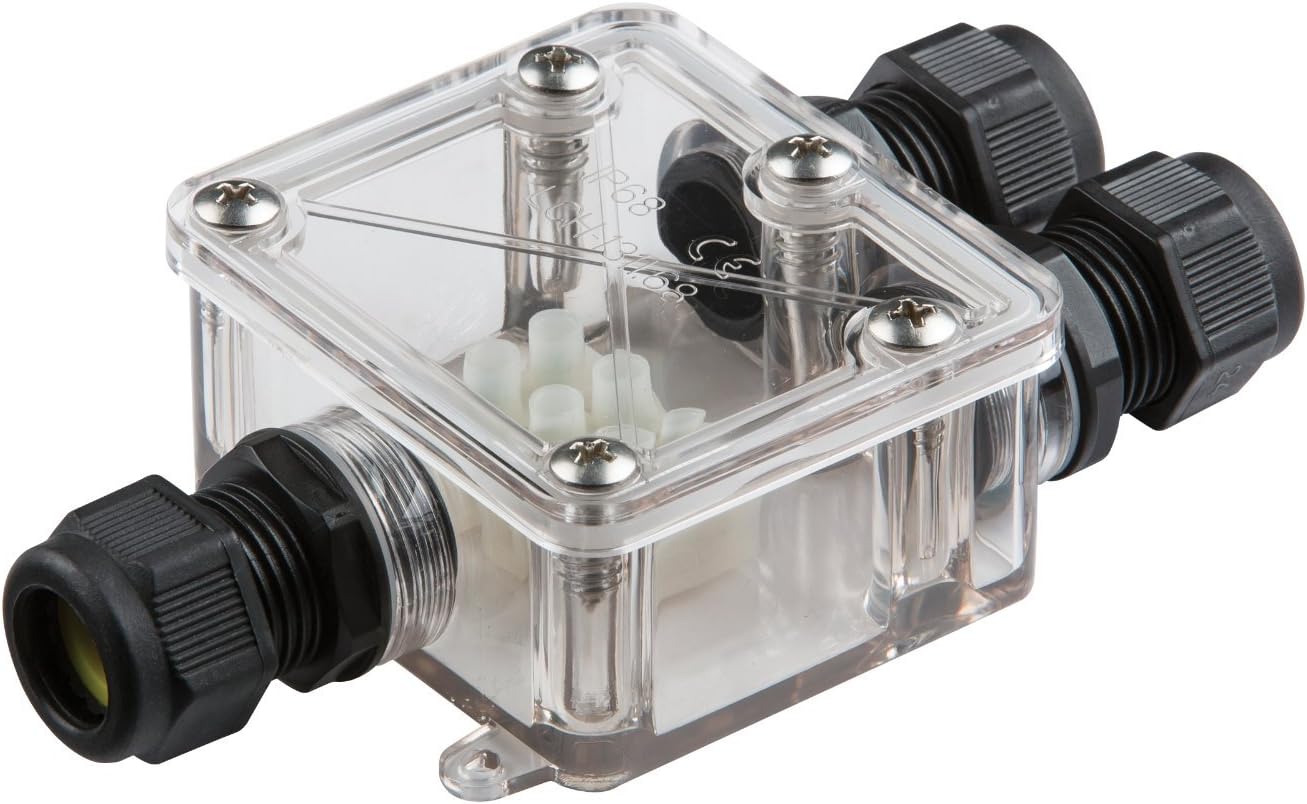 Knightsbridge JB004 JB Waterproof Connection Box, Clear : Amazon.co.uk ...