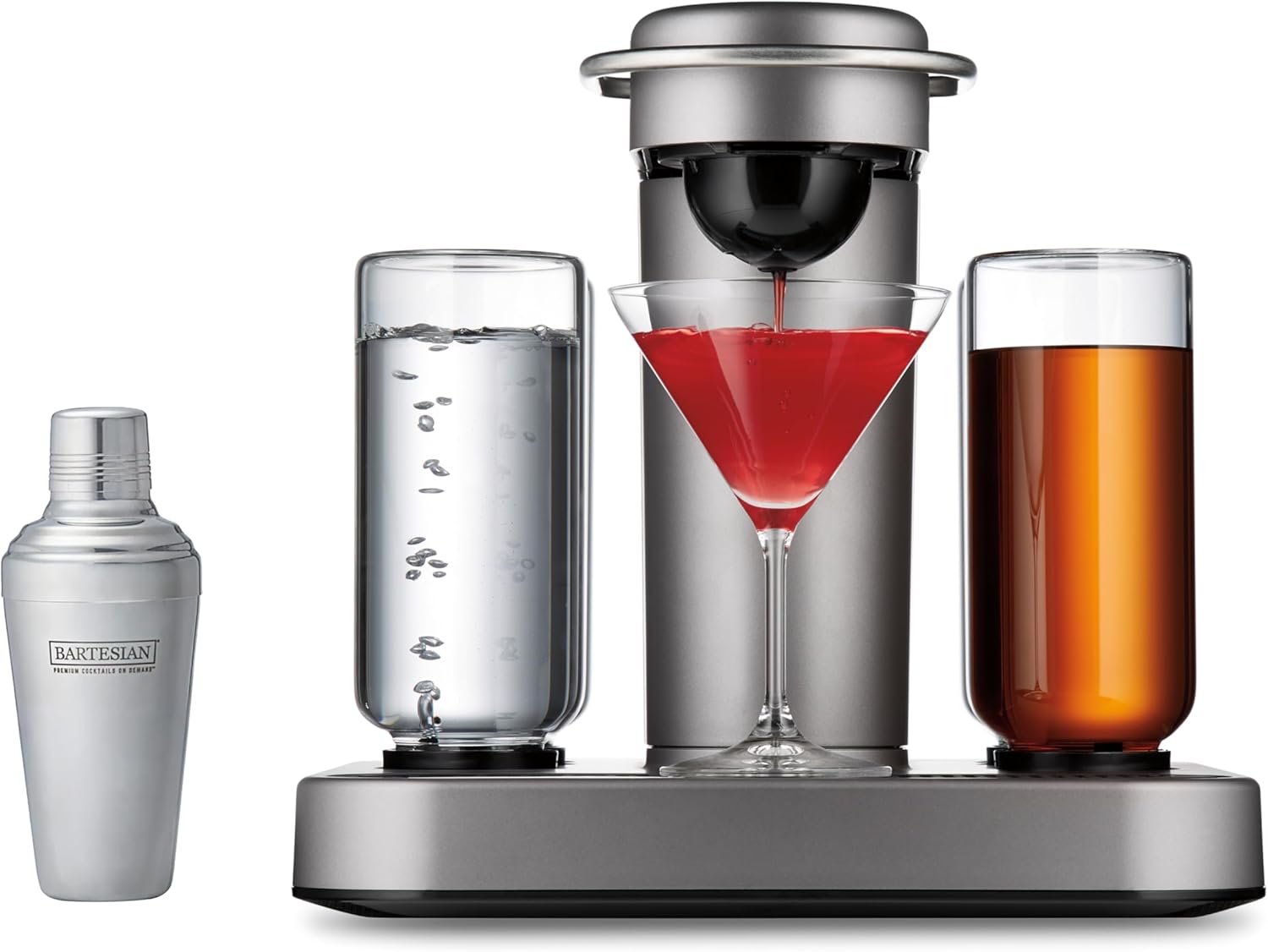 Amazon.com: Bartesian Premium Cocktail Machine with Stainless Steel ...