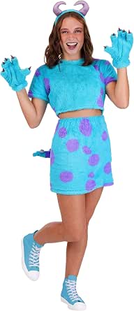 Amazon.com: Women's Pixar Monster's Inc Sulley Costume for Adults with ...