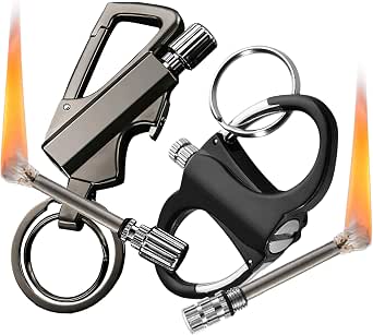 Amazon.com: PIOYYDS 2 Pack Permanent Match Infinity Lighter with ...
