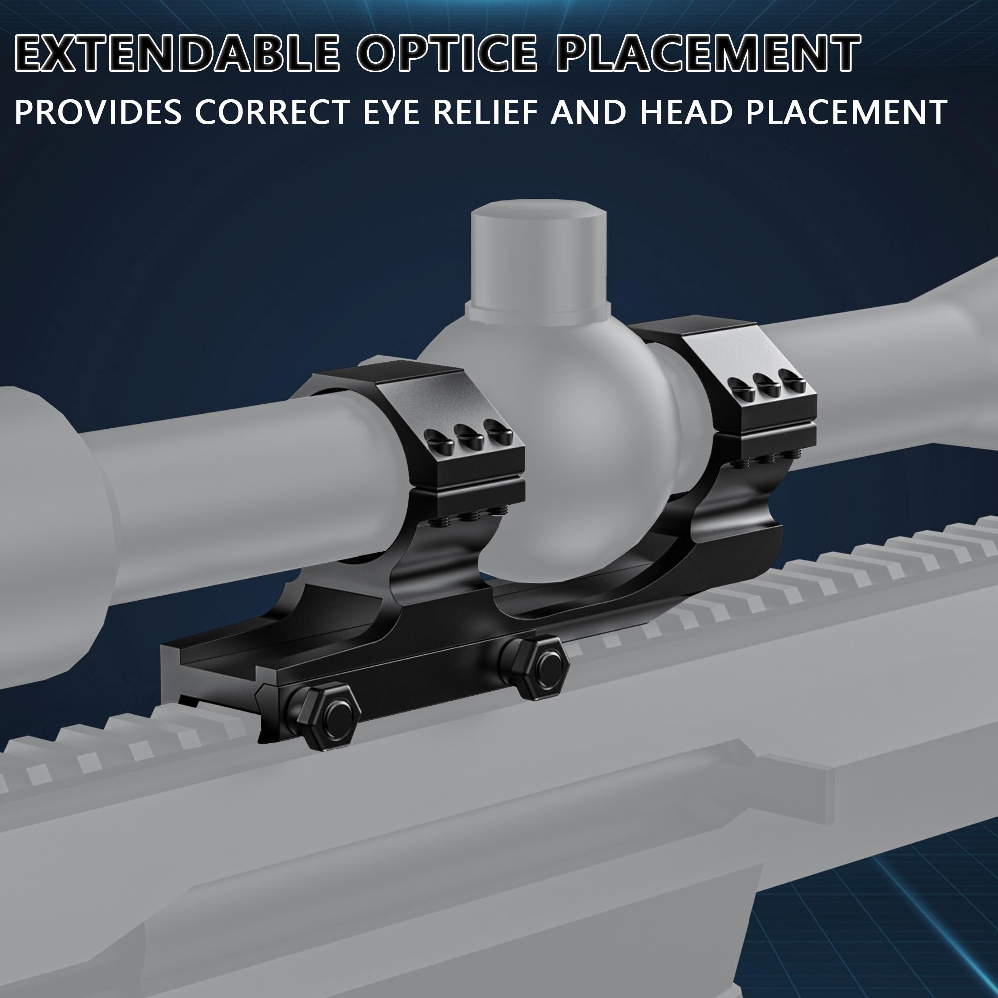 Snapklik.com : Jimtyee Ultralight Cantilever Scope Mounts - Offset Dual ...
