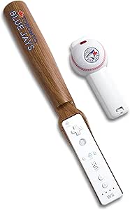 MLB Toronto Blue Jays Wii Baseball and Bat Controller, Toys & Games ...