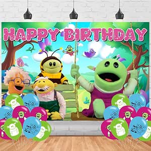 Amazon.com : Nanalan7x5ft Happy Birthday BackdropNanalan Backdrop ...