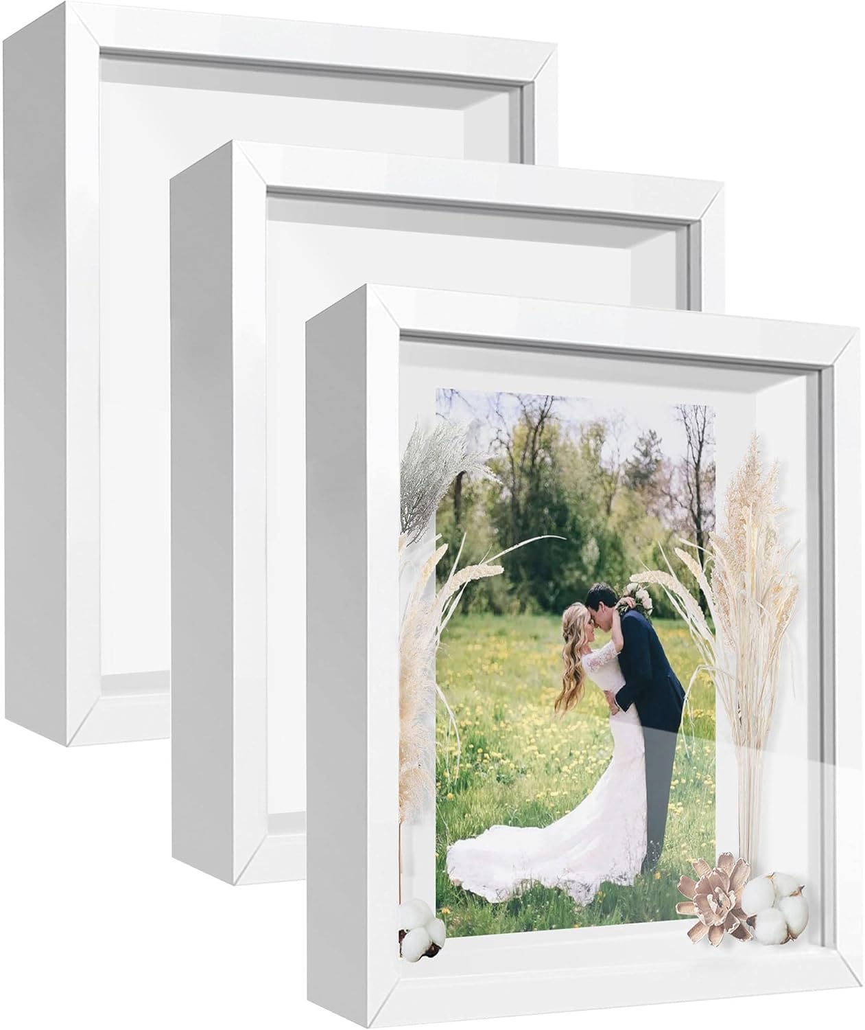 Amazon.com - TouYinger 11x14 Shadow Box Frame Display Case with Letter ...