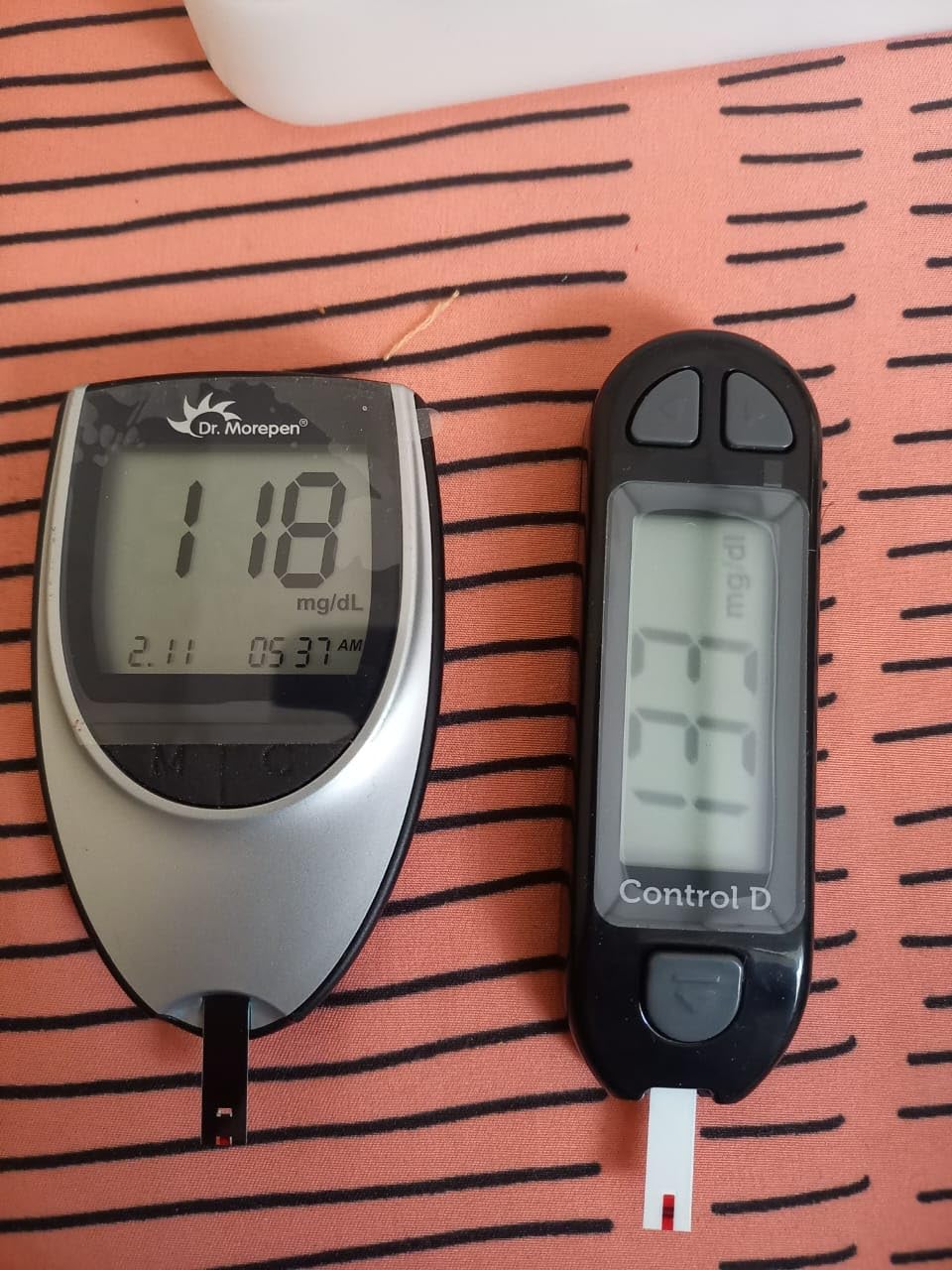 Control D Blood Glucose Monitor (Pack of 50 Strips, Black) : Amazon.in ...