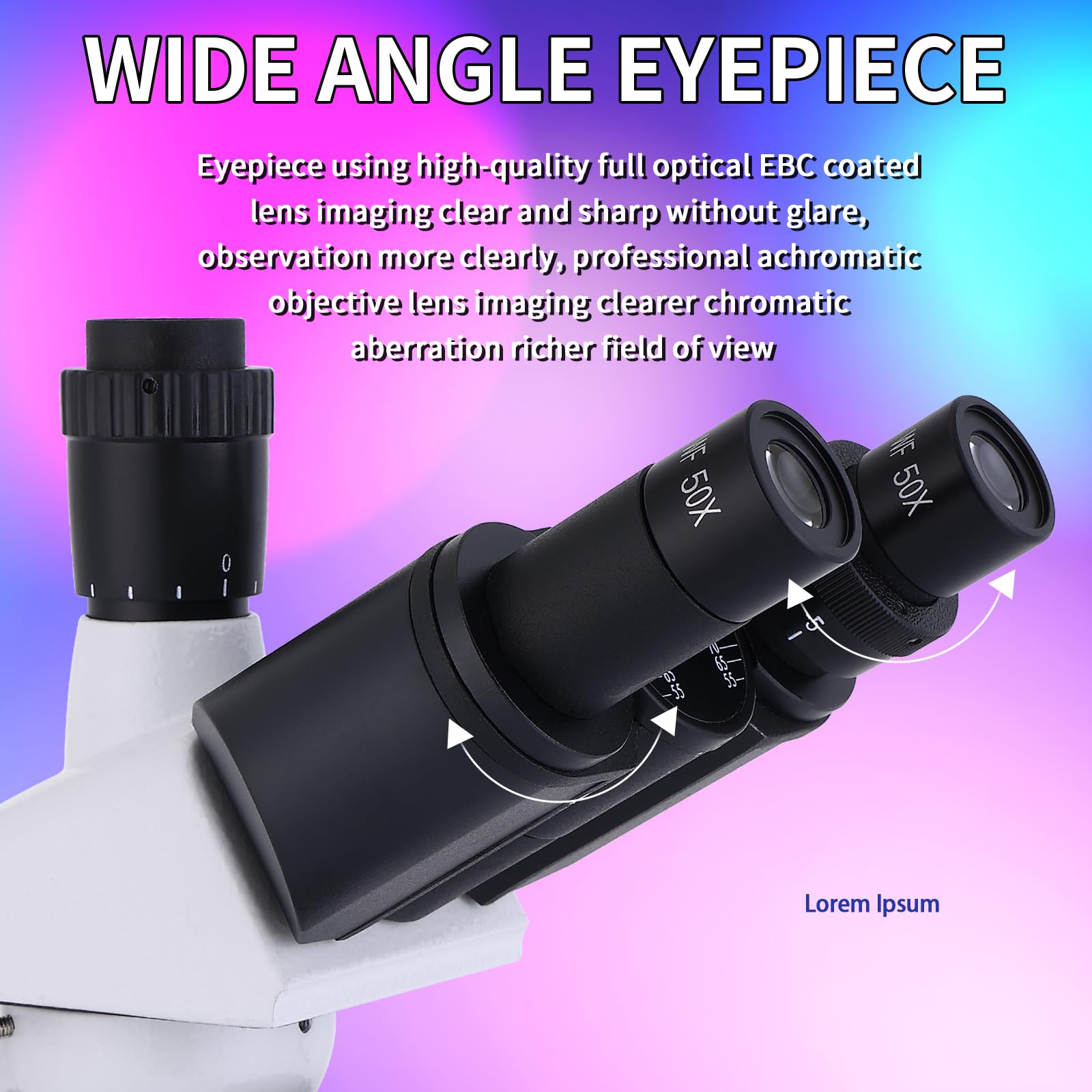 Snapklik.com : Poothoh Compound Trinocular Microscope, 40X-5000X ...